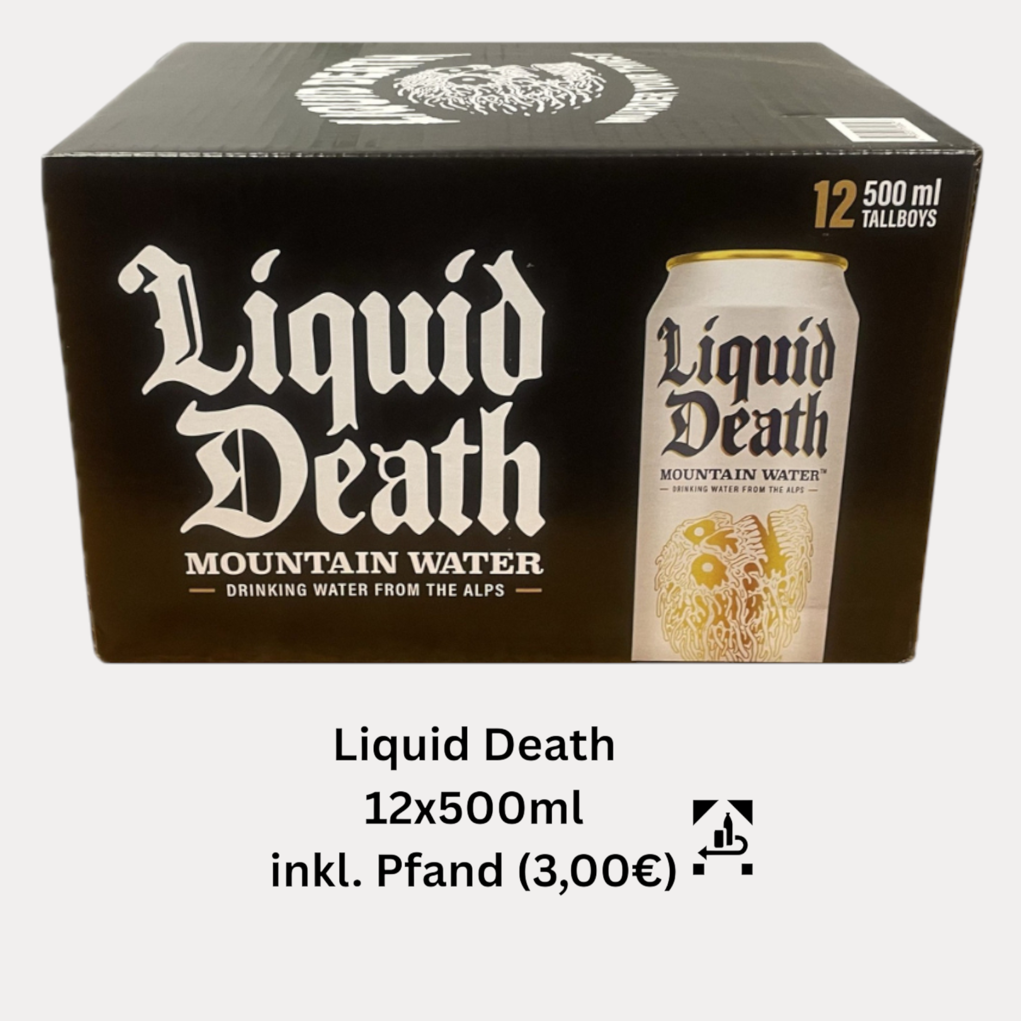 Liquid Death - Still Mountain Water - 12x500ml – Bulletproof